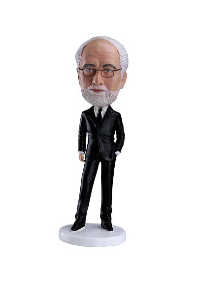 Guy in Slick Black Suit 3 Bobblehead – Bobble For A Cause